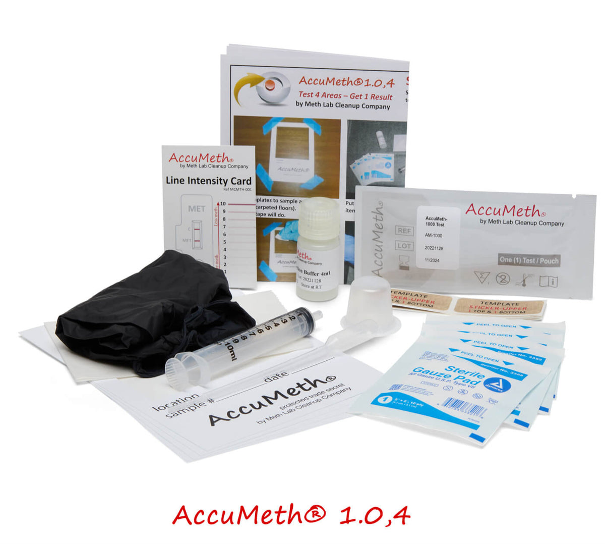 Meth Lab Cleanup Meth Residue Test | AccuMeth®1.0 Methamphetamine Test ...