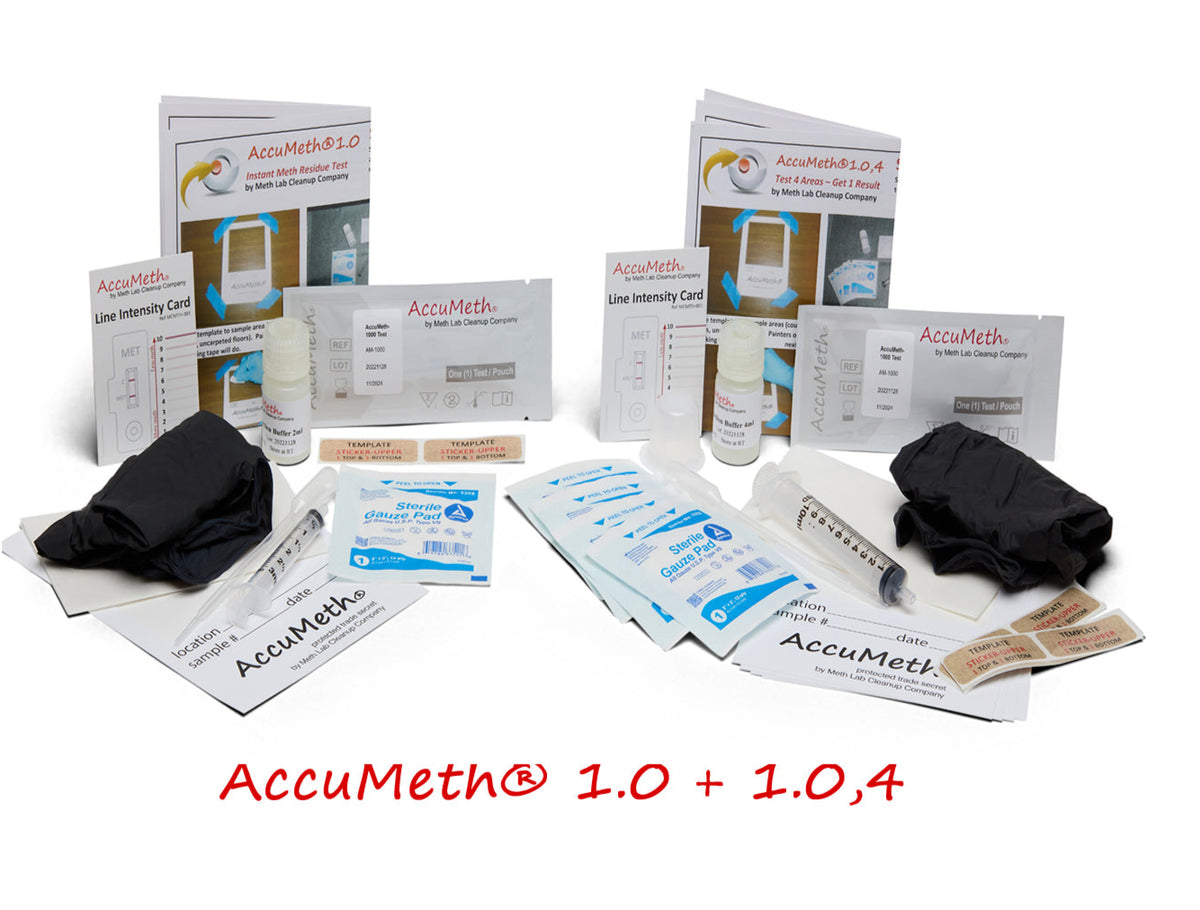 Meth Lab Cleanup Meth Residue Test | AccuMeth®1.0 Methamphetamine Test ...