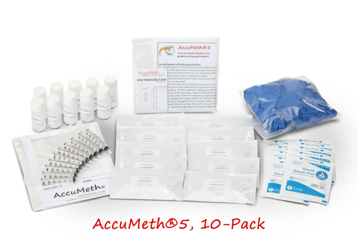 Meth Lab Cleanup Meth Residue Test | AccuMeth®0.5 Methamphetamine Test ...
