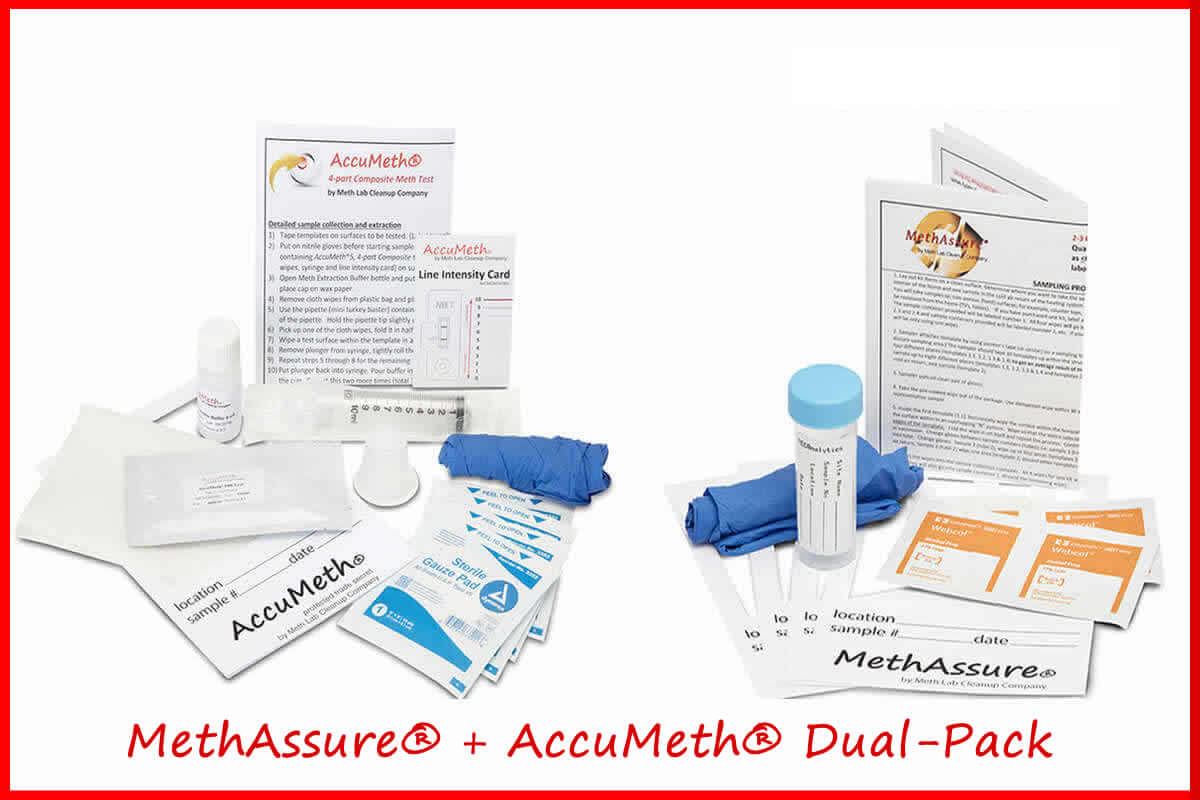 Meth Lab Residue Test Kits | MethAssure® + AccuMeth® Dual Pack ...